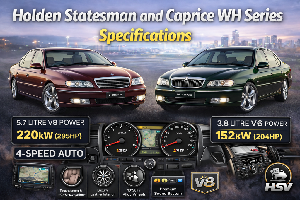 Holden Statesman and Caprice WH Series Specifications – Car Manuals Direct