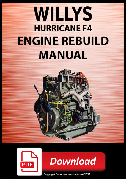 JEEP Hurricane F4 134 CID Engine Rebuild Manual PDF | Pro Guidebook ...