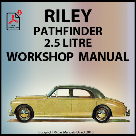 Riley 1953–1957 Workshop Manual PDF | Pathfinder – Car Manuals Direct