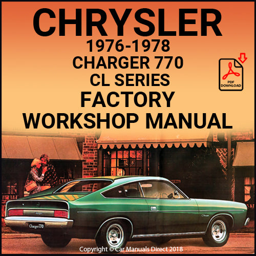 CHRYSLER Charger 770 CL Workshop Manual | carmanualsdirect – Car ...