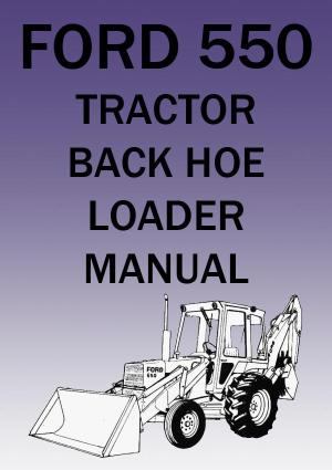 FORD 550 Backhoe & Loader Tractor Workshop Manual PDF | Detailed Manual ...