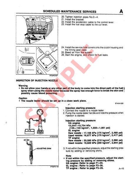 FORD Trader 1989-1998 Workshop Manual | T3000, T3500, T4100 – Car ...