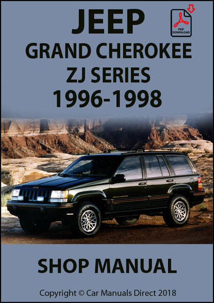 JEEP Grand Cherokee ZJ 1996-1998 Workshop Manual PDF | Mid-Size Luxury ...