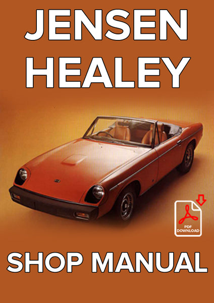 JENSEN Healey Mk1 & Mk2 1972-1975 Workshop Manual PDF Download – Car ...