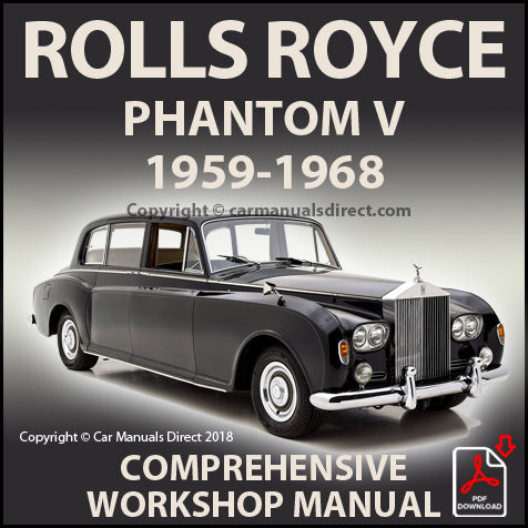 Rolls Royce Phantom V Workshop Manual | carmanualsdirect – Car Manuals ...